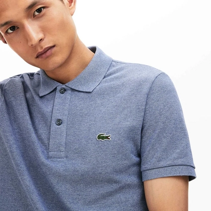 Polo Shirt Lacoste Men PH4012 Slim Fit Flamed Blue | Tennisplanet.co.uk